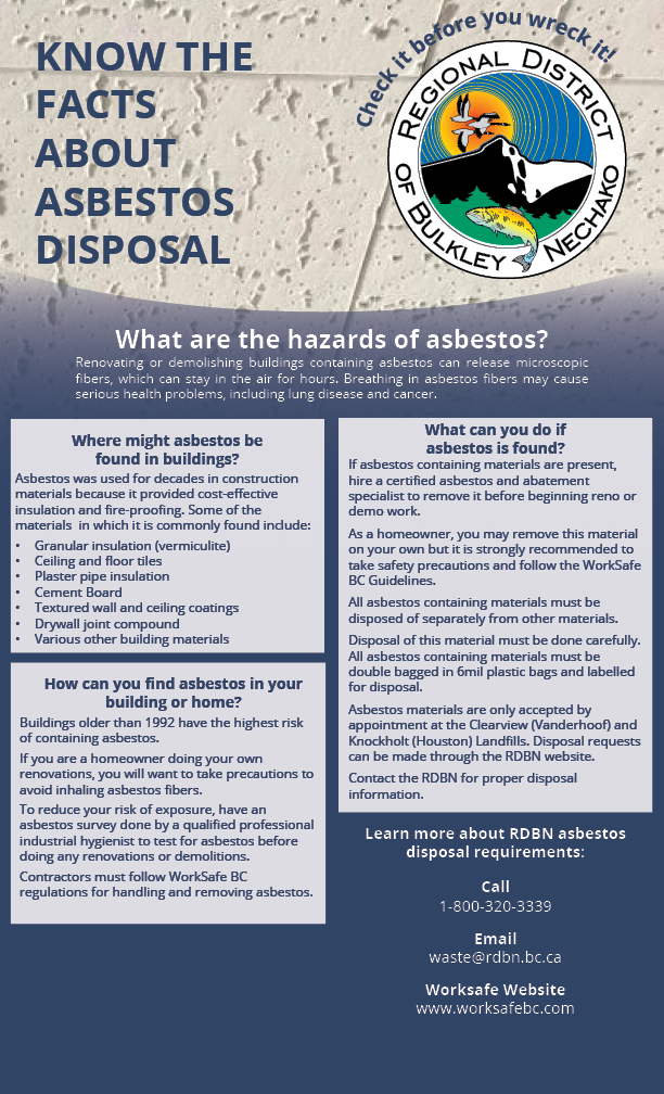 Asbestos and Hazardous Waste Disposal :: RDBN